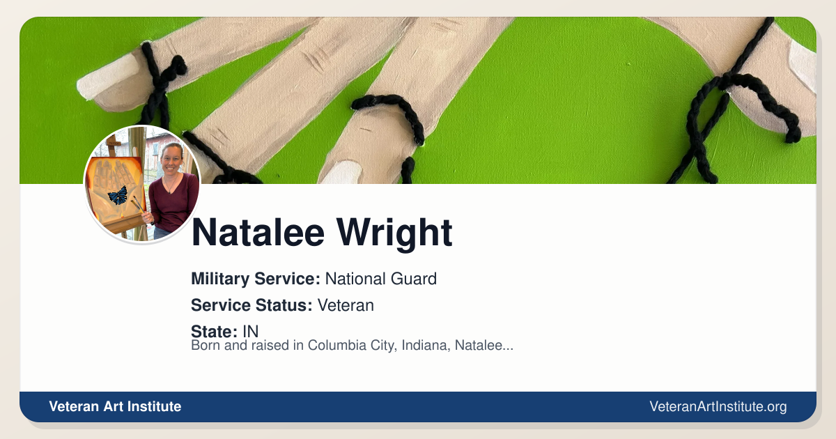 Natalee Wright | Veteran Art Institute